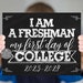 First Day of College Sign PRINTABLE Chalkboard 2023 - Etsy