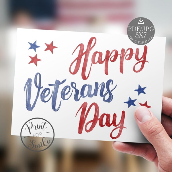 Veterans Day Cards - Etsy