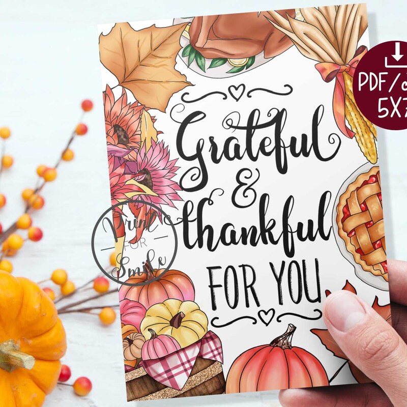 Thanksgiving Cards - Etsy