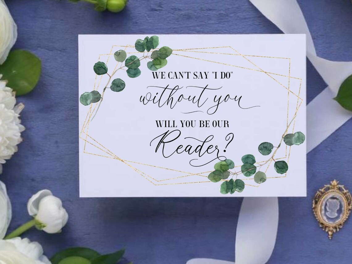 Will You Be Our Reader Card PRINTABLE Reader Proposal Card - Etsy