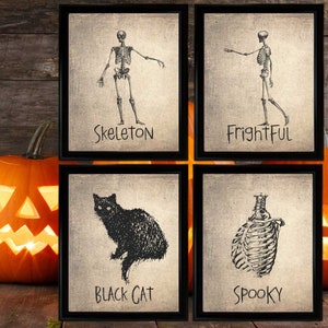 Halloween Wall Art PRINTABLE Decor - Etsy