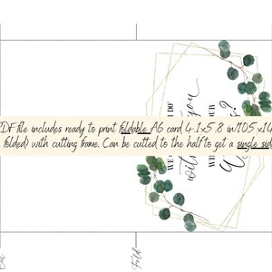Will You Be Our Witness Card PRINTABLE, Witness Proposal Card, We Can't ...