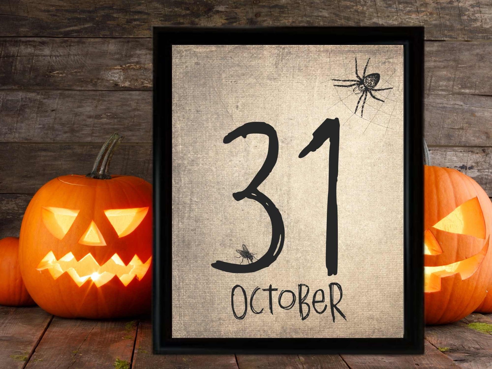 Halloween Wall Art Print Sign Decor PRINTABLE - Etsy