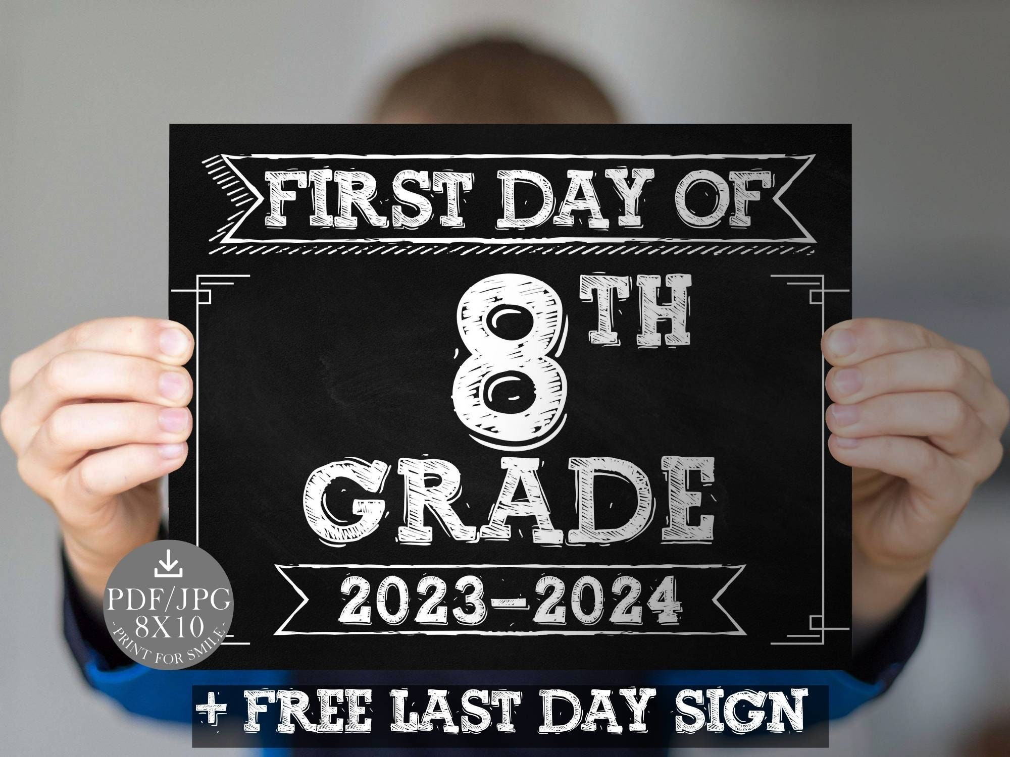 8th Grade Sign