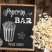 Graduation Popcorn Bar Sign PRINTABLE Graduation Party - Etsy