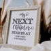 Graduation My Next Chapter Starts at Sign PRINTABLE Party Decorations ...