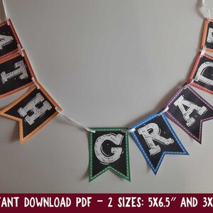 First Day of 4th Grade Banner PRINTABLE - Etsy