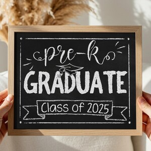 Pre-k Graduate Sign Printable Graduation 2025 - Etsy