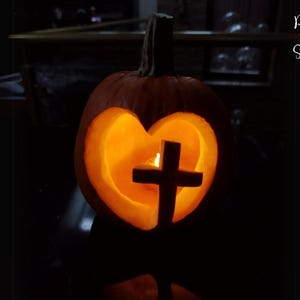 Christian Pumpkin Carving Stencil, Jesus Template, Faith Pattern ...