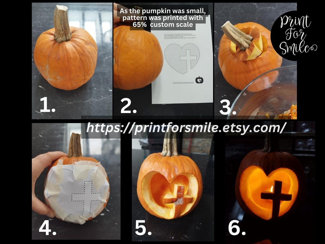 Christian Pumpkin Carving Template Stencil Pattern Halloween PRINTABLE ...