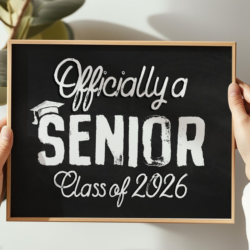 Officially a Senior - Etsy
