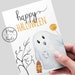 PRINTABLE Happy Halloween Cards Set - Etsy