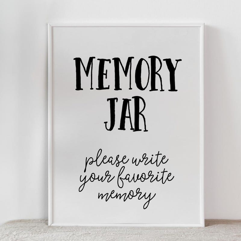 Memory Jar - Etsy