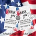 Veterans Day Gift Tags Printable Thank You Happy Military - Etsy