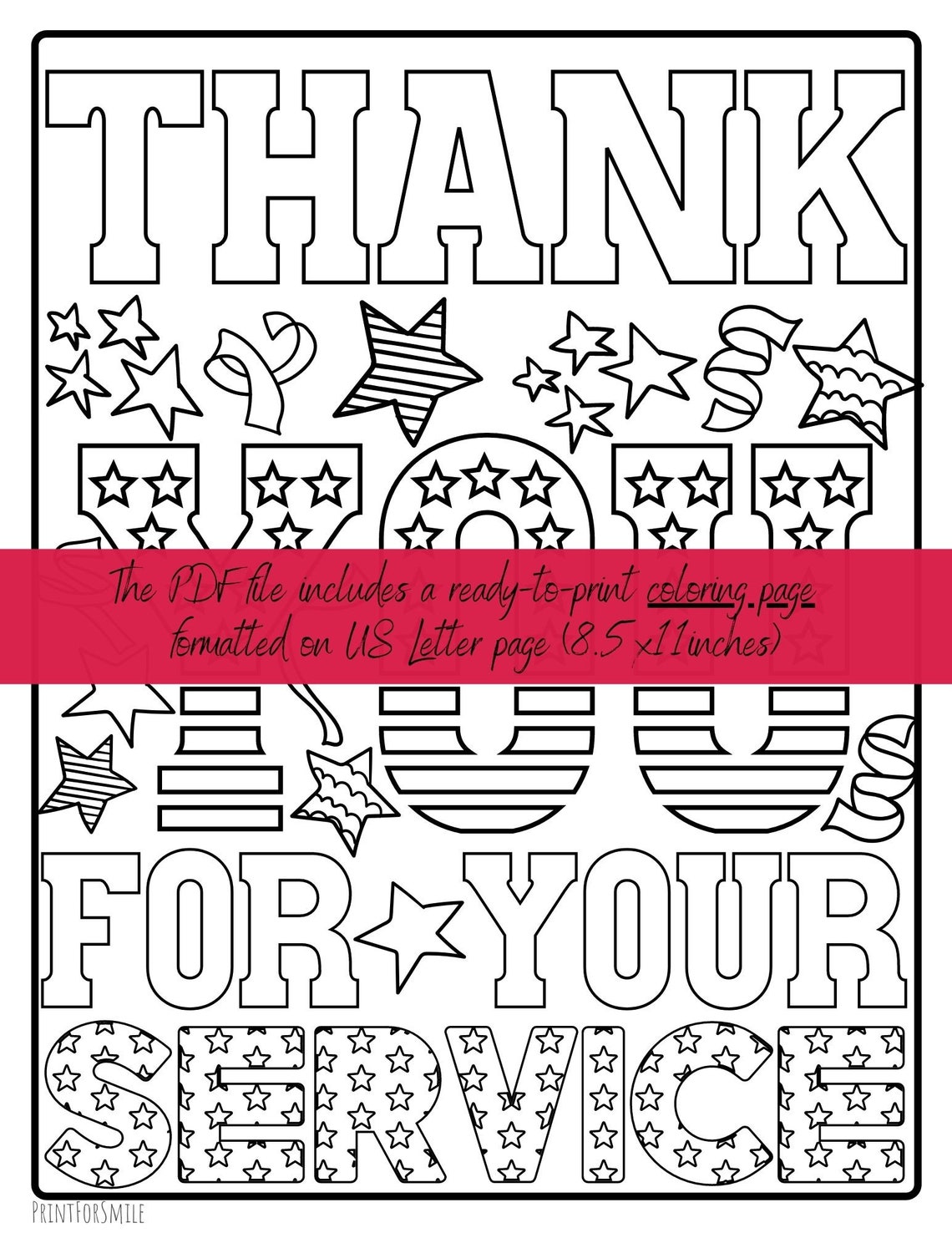 Veterans Day Coloring Page PRINTABLE Etsy veterans-day-coloring-page-printable-etsy