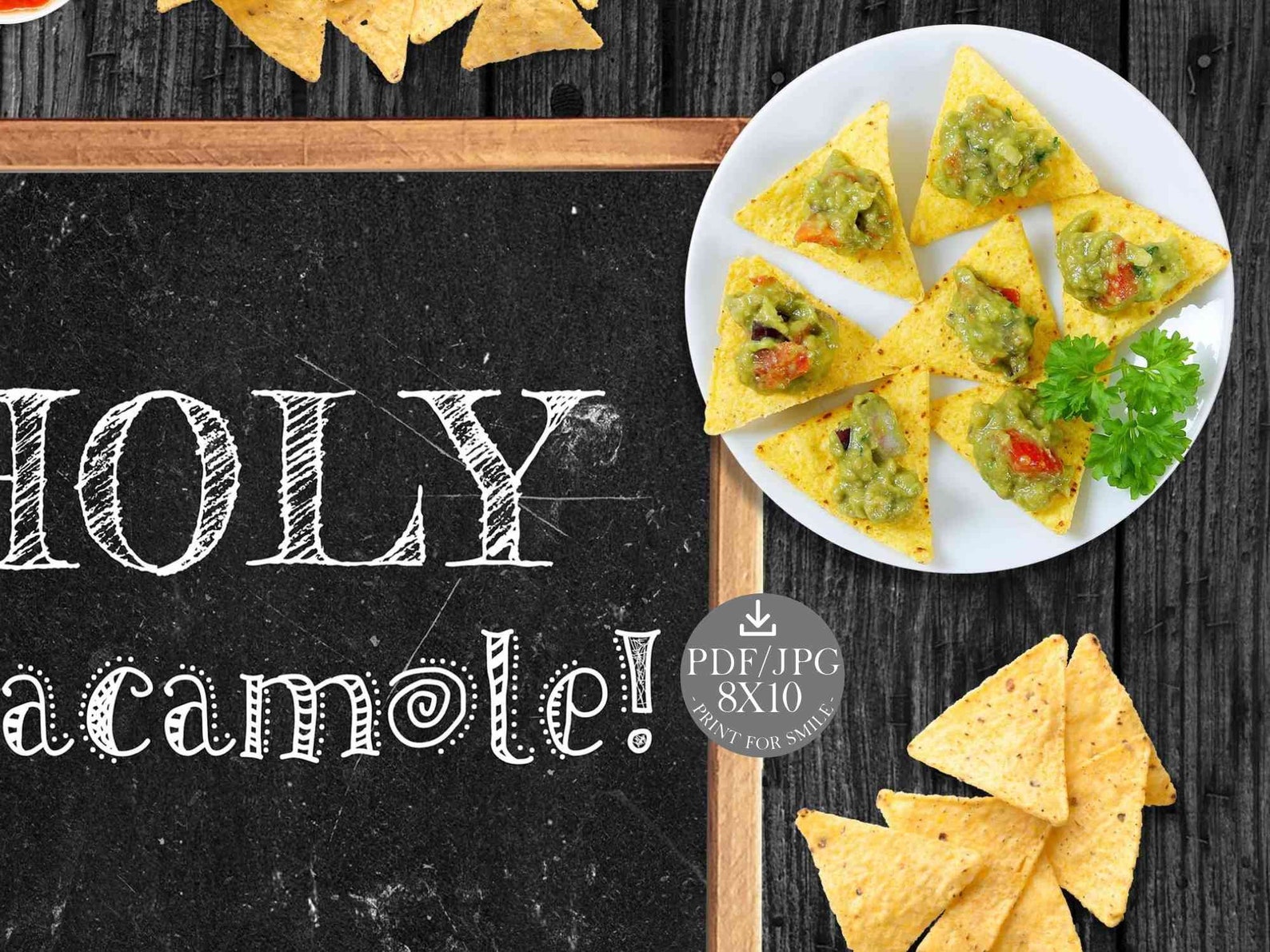 Holy Guacamole He Did It Sign Printable Graduation Party - Etsy
