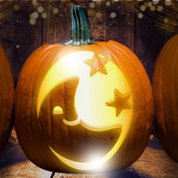 Stars and Moon Stencil - Etsy