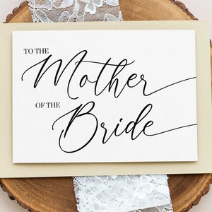 To the Mother of the Bride Wedding Day Card PRINTABLE - Etsy