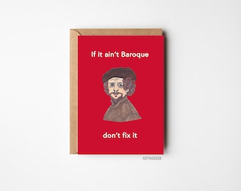 Renaissance Birthday Card - Etsy