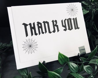 Gothic Thank You - Etsy UK