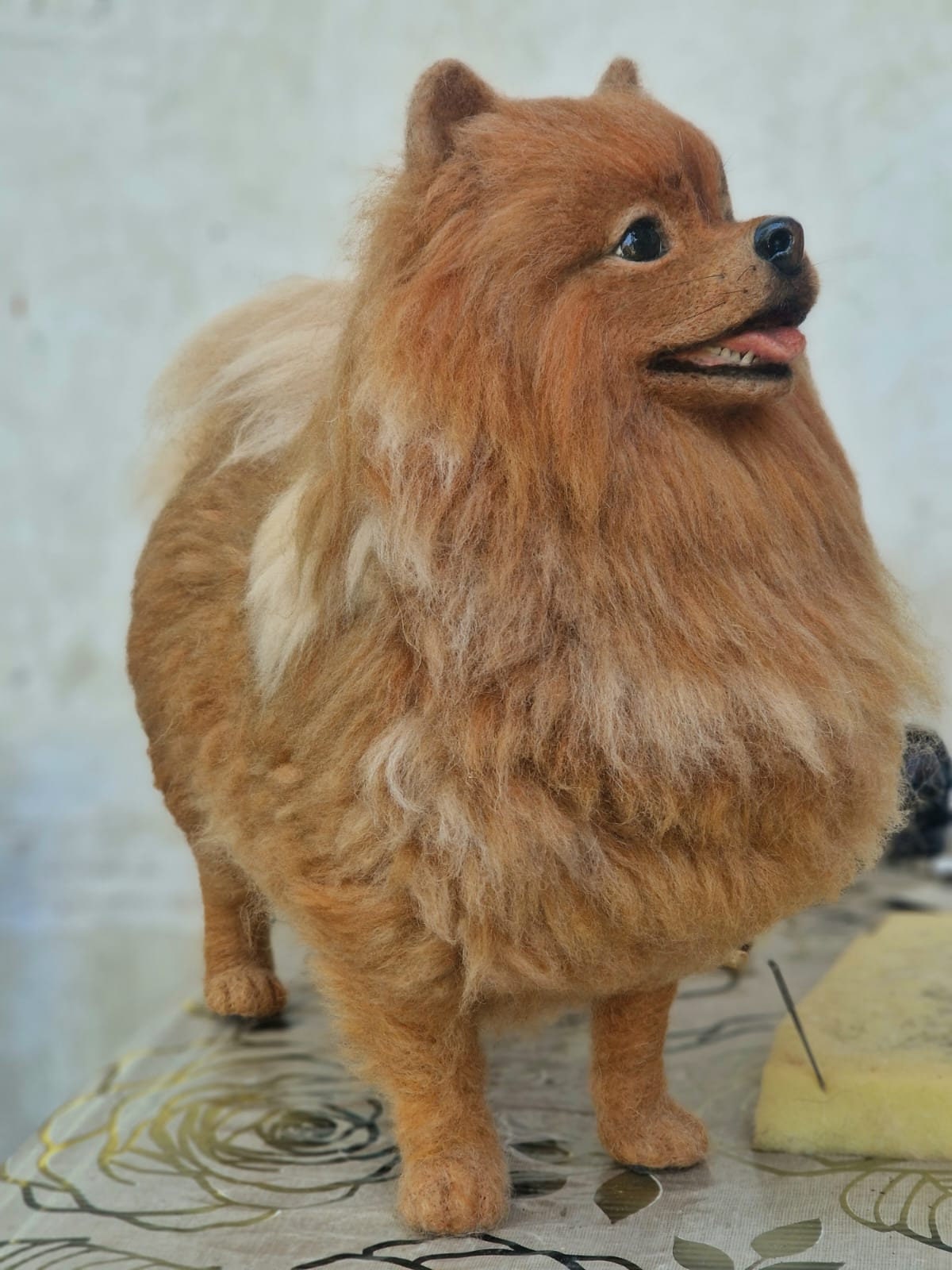 Felted Dog Sculpture, 3D Realistic Dog, Realistic Art Doll, Dog Lovers ...