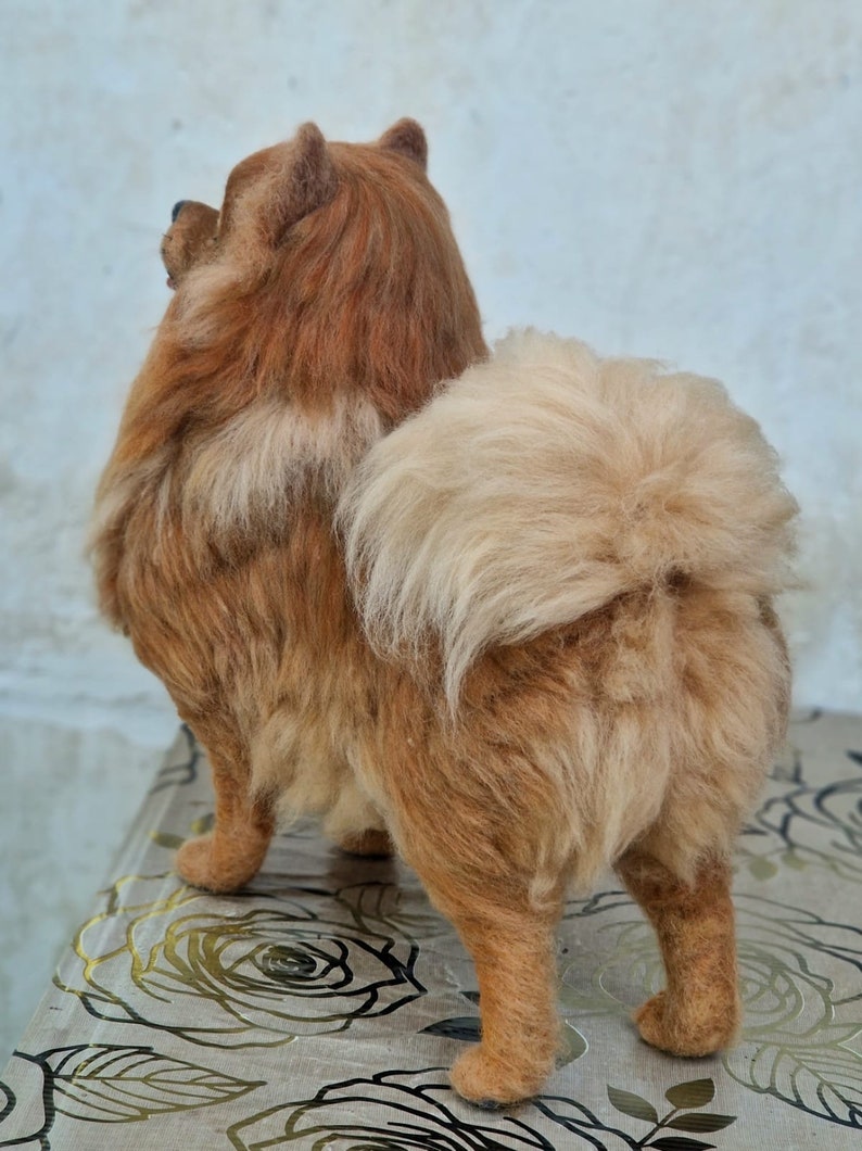 Felted Dog Sculpture 3D Realistic Dog Realistic Art Doll - Etsy