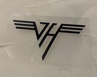 VAN HALEN Space Logo Sticker Decal Rock Band Vinyl Decal Sticker Craft ...