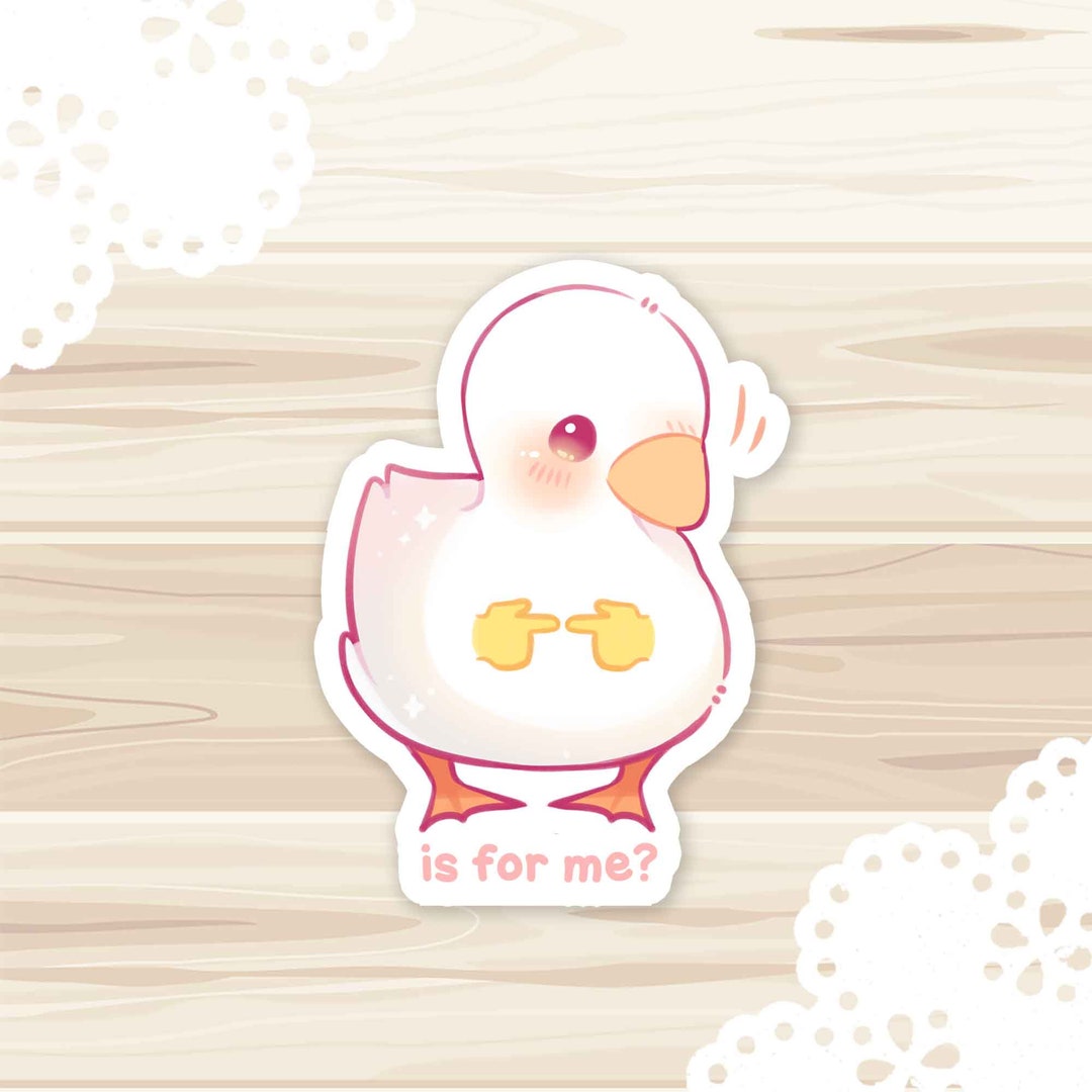 Cute Meme Duck Sticker Duck Sticker Cute Animal Sticker - Etsy