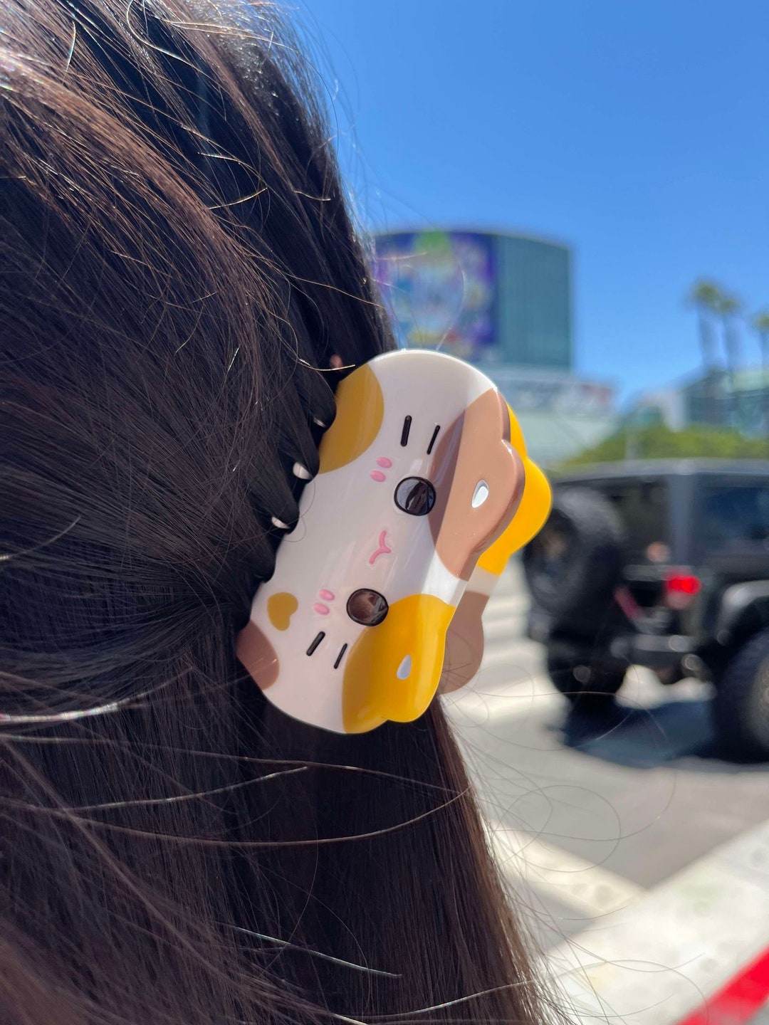 Calico Cat Hair Claw | Acetate Hair Clip | Hair Accessory Gift - Etsy