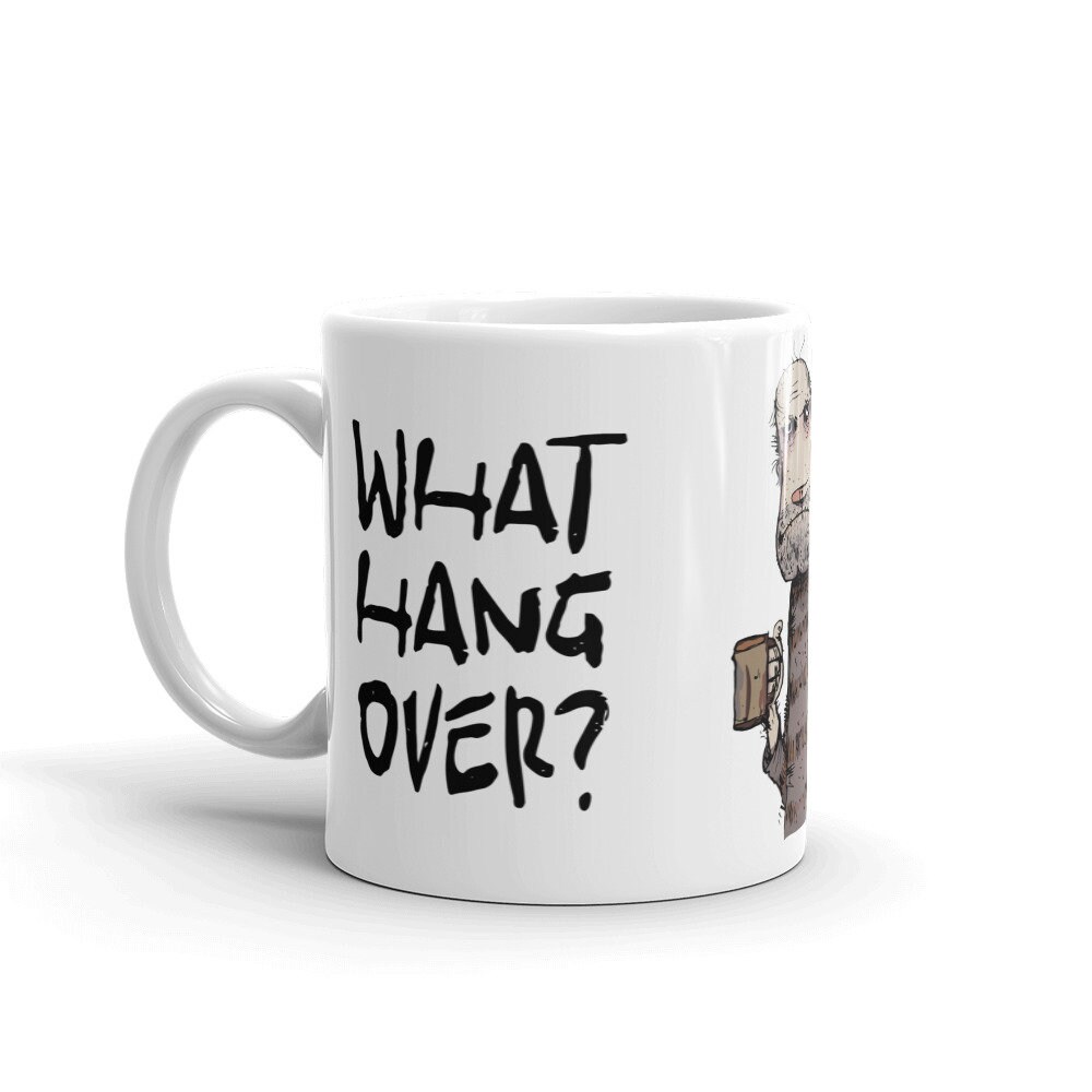 WAS FÜR EIN HANGOVER Das Gesicht des Katers Lustige Kaffeetasse von ...