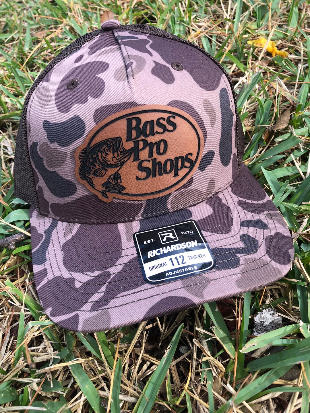 Vintage Brown Duck Camo Bass Pro Shop Richardson Trucker Hat Etsy