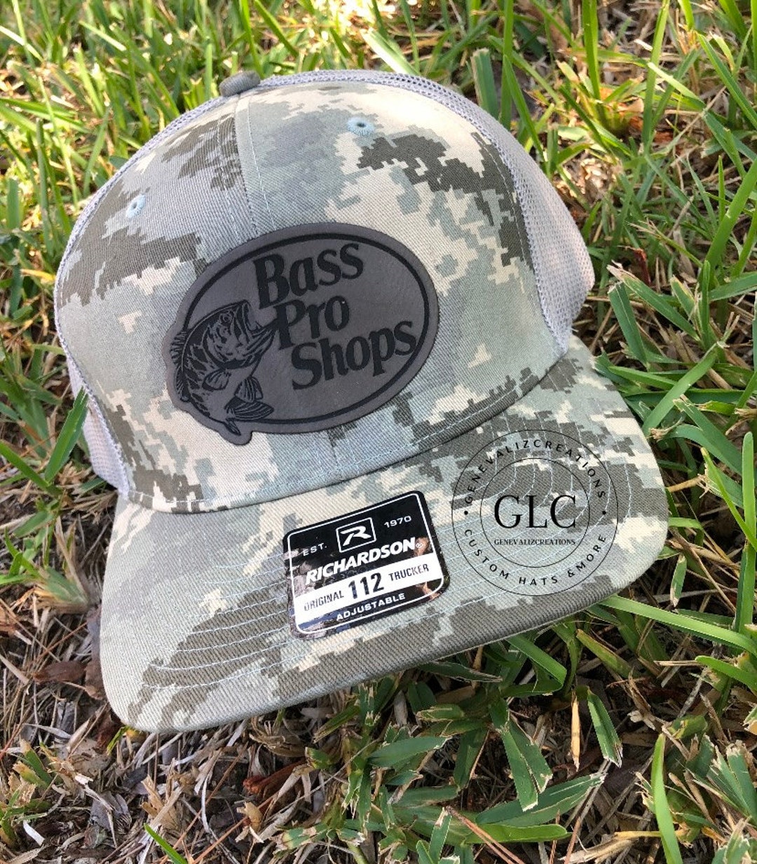 Vintage Duck Camo Bass Pro Shop Richardson Trucker Hat W Gray Etsy