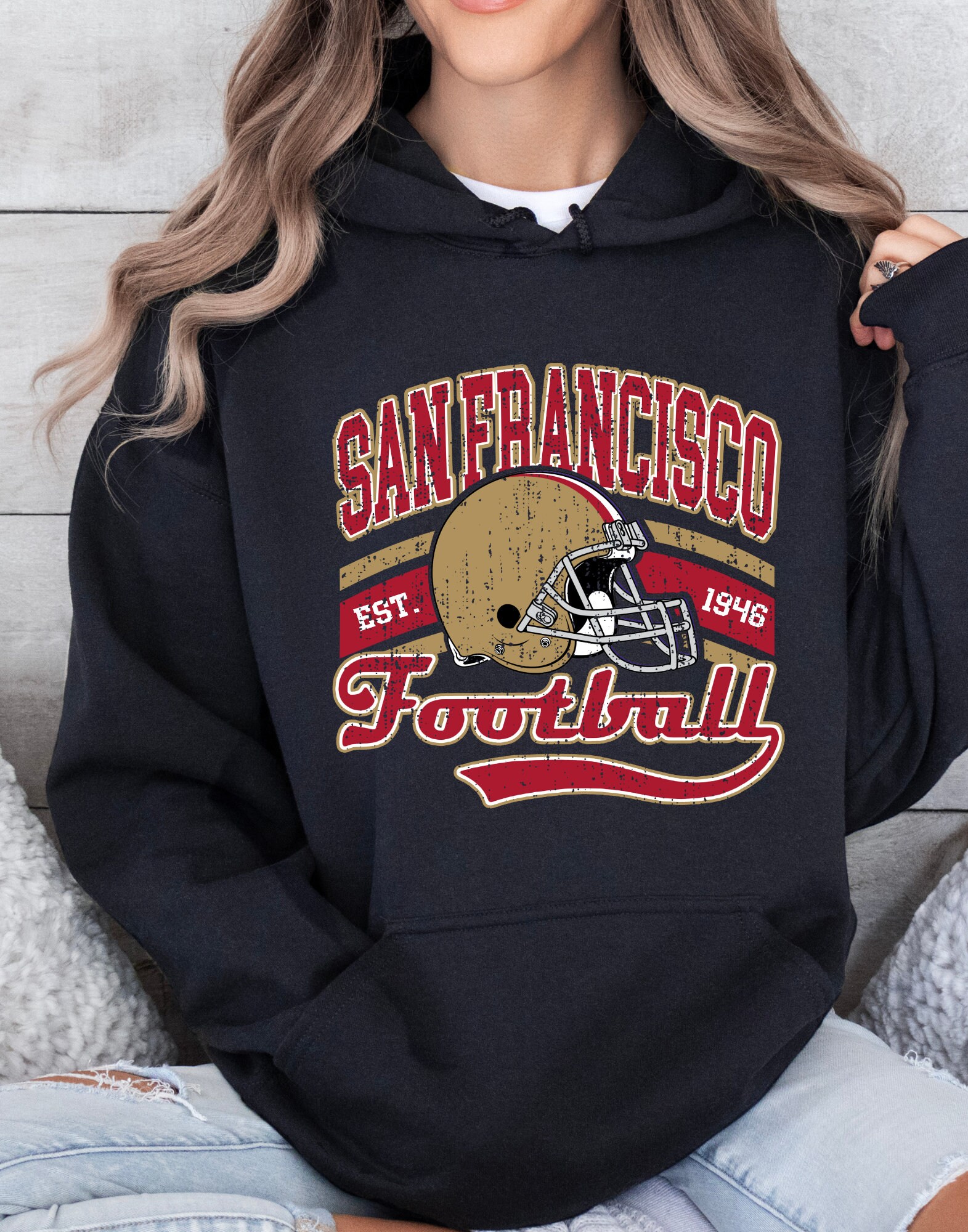 49ers Football Hoodie/unisex Hoodies/49ers Hoodie/49ers Football ...