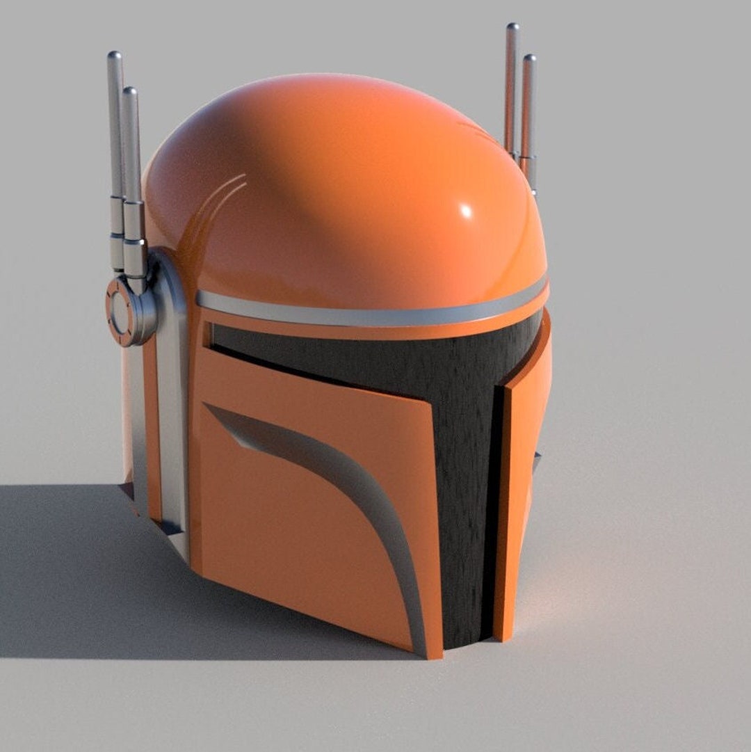 The Specialist: Custom Made Mandalorian Helmet STL File 3D Print File ...