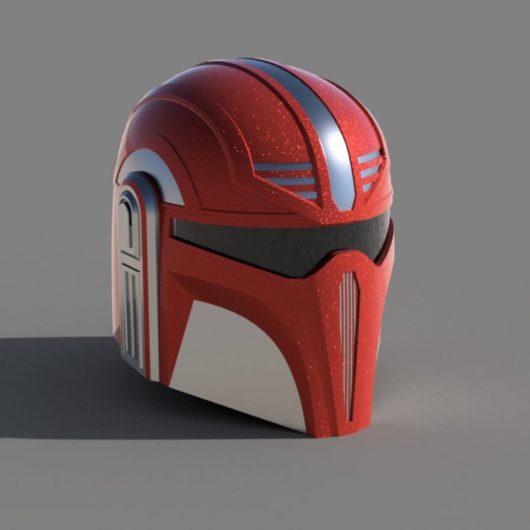 The Commando: Custom Made Mandalorian Helmet STL File 3D Print File - Etsy