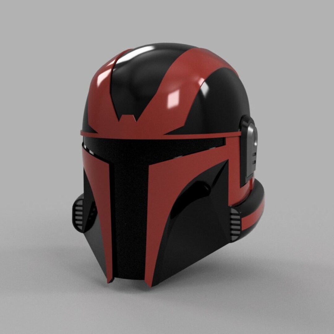 The Sith Hunter: Custom Made Mandalorian Helmet STL File 3D Print File ...