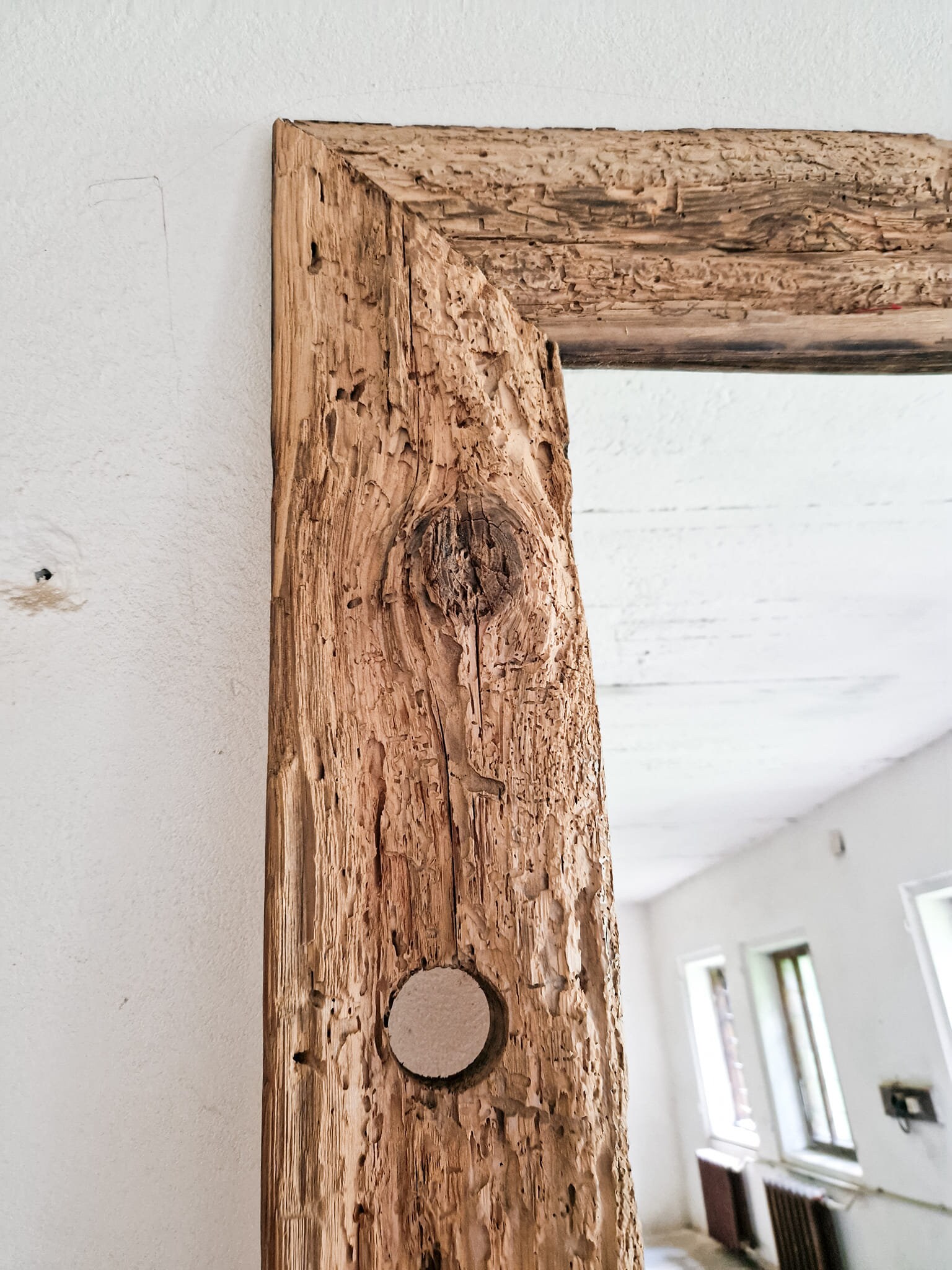 Rustic Full Lenght Mirror Wooden Large Floor Mirror - Etsy