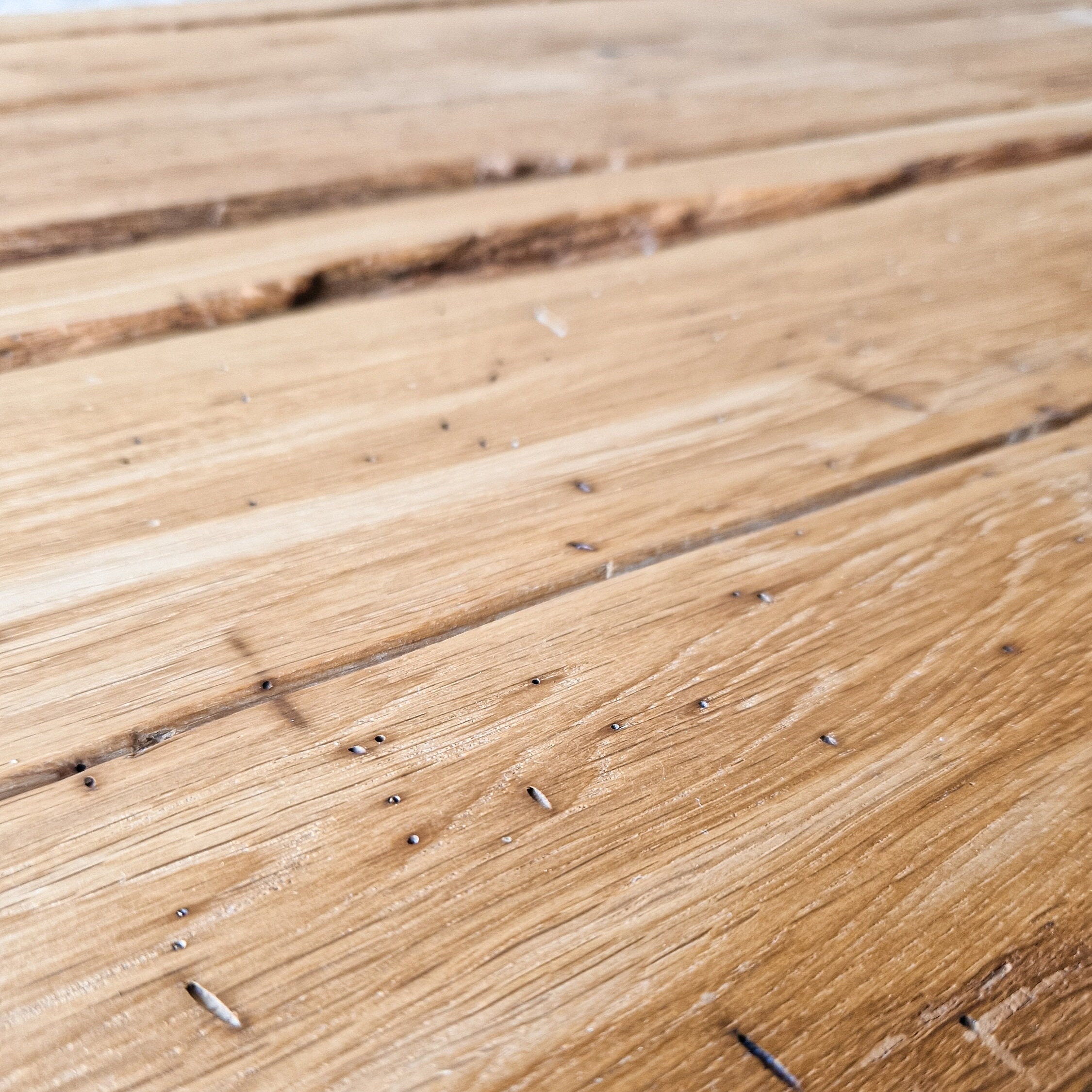 Table basse Oak Beam Wabi Sabi, meubles japonais en blocs de bois ...