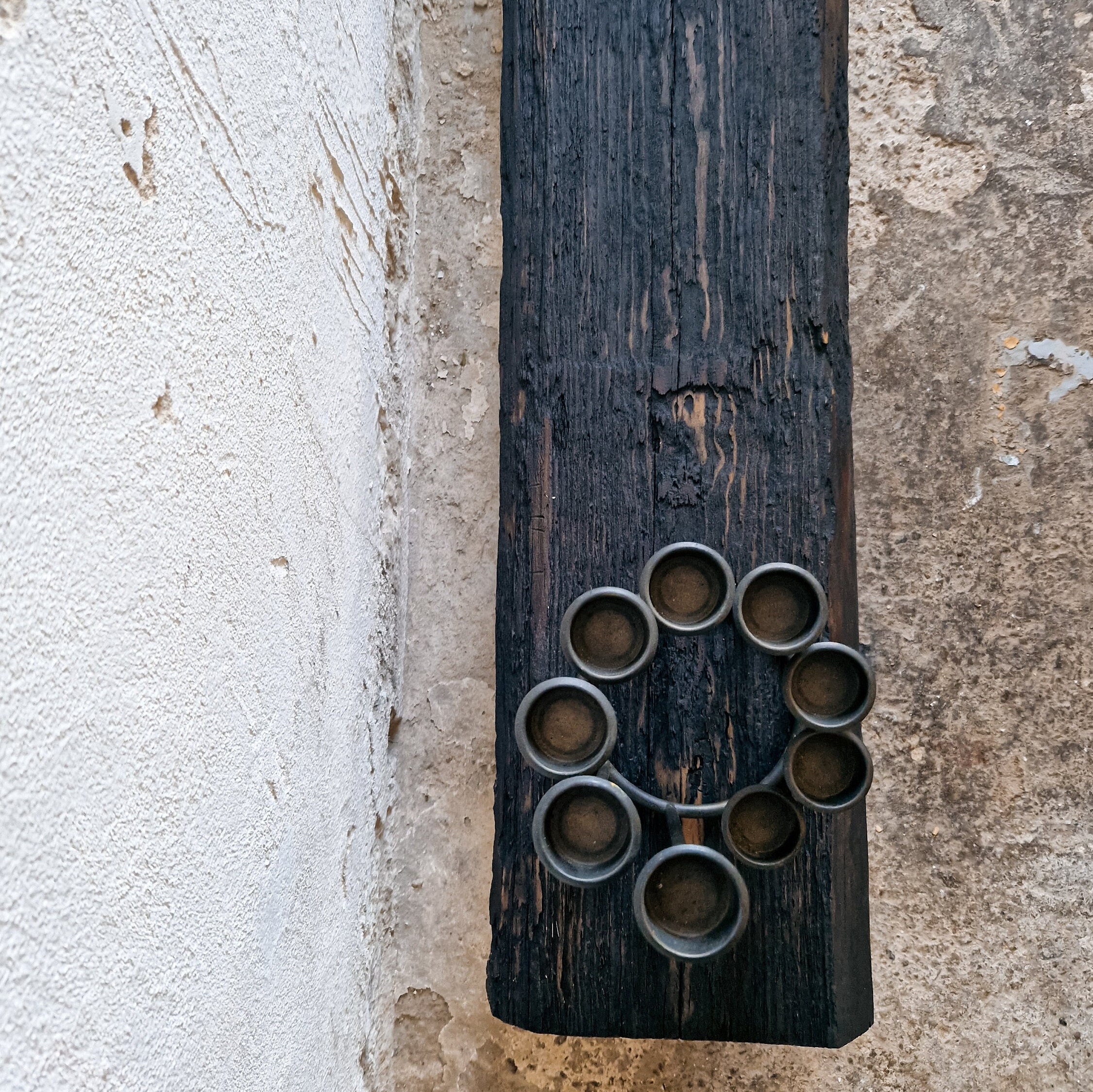 Decorative Wabi Sabi Bench Black Japanese Solid Wood Furniture Low Wood ...