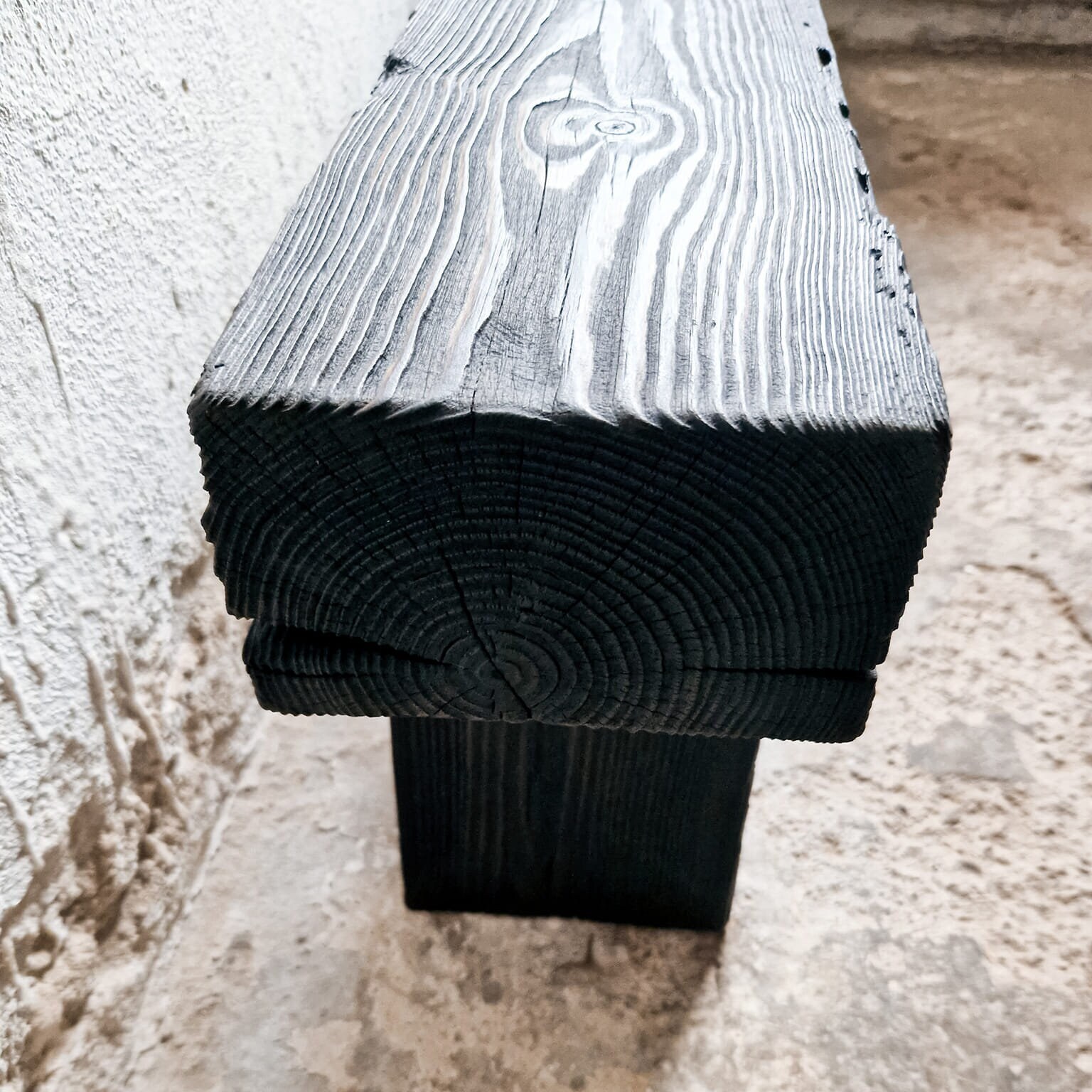 Distressed Furniture, Solid Wood Blocks Furniture, Japanese Beam Bench ...