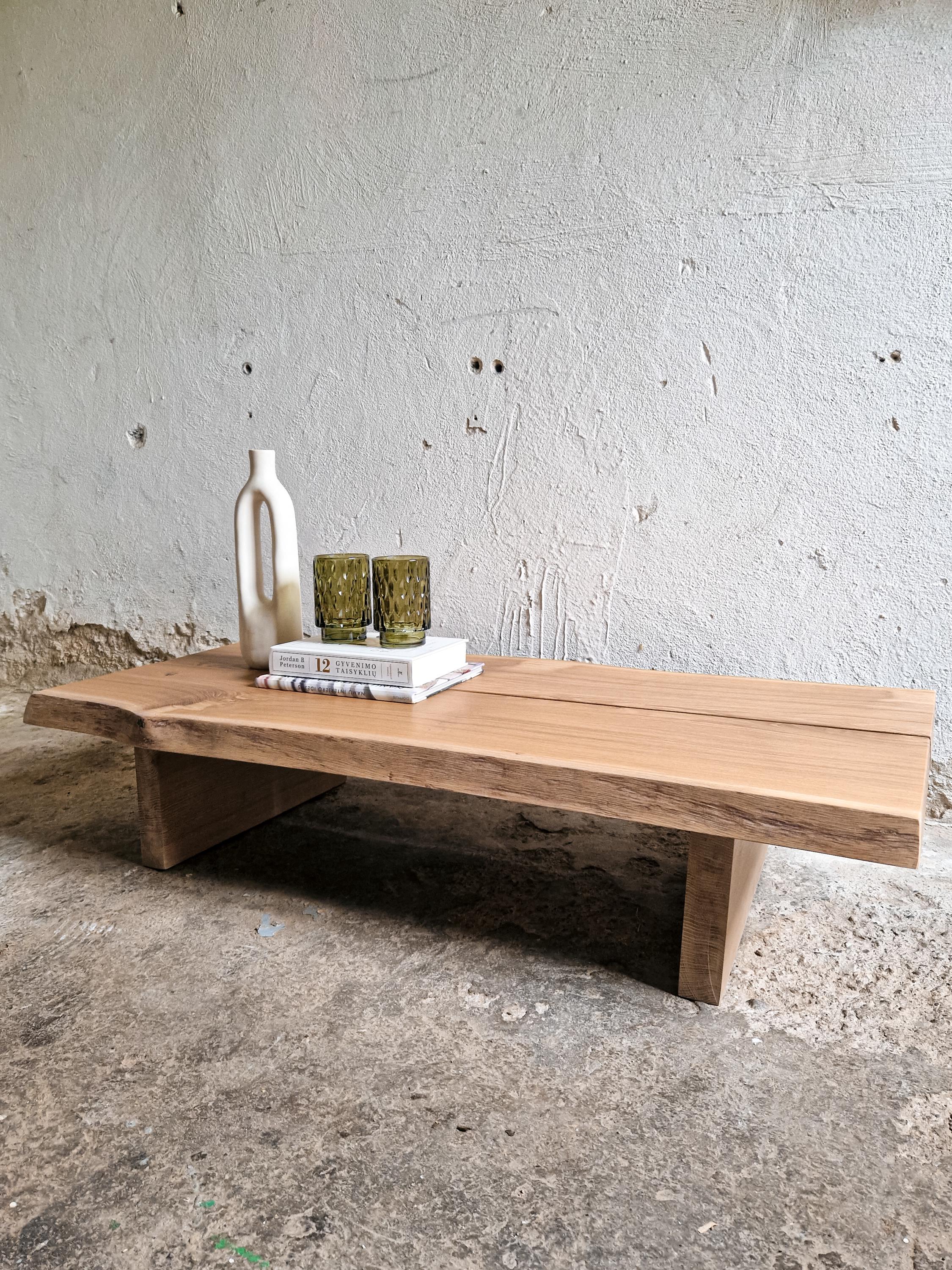 Wood Slab Japanese Coffee Table, Japanese Furniture, Low Coffee Table ...