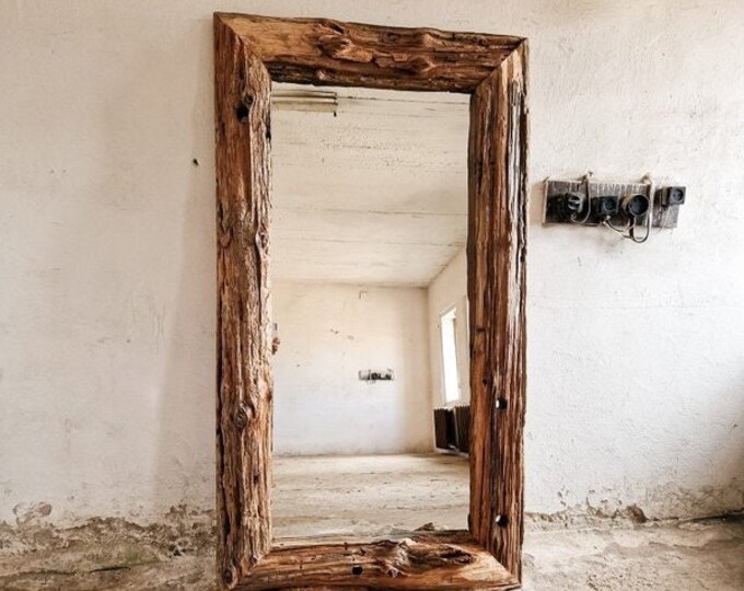 Distressed Furniture, Wabi Sabi Floor Mirror, Extra Large Ground Mirror ...