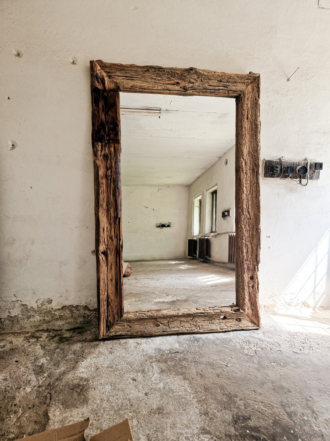 Distressed Furniture, Wabi Sabi Floor Mirror, Extra Large Ground Mirror ...
