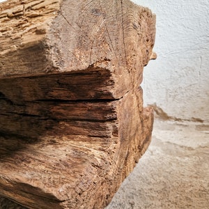 Wabi Sabi Beam Bench, Distressed Furniture, Rustic Bench, Wood Slab ...