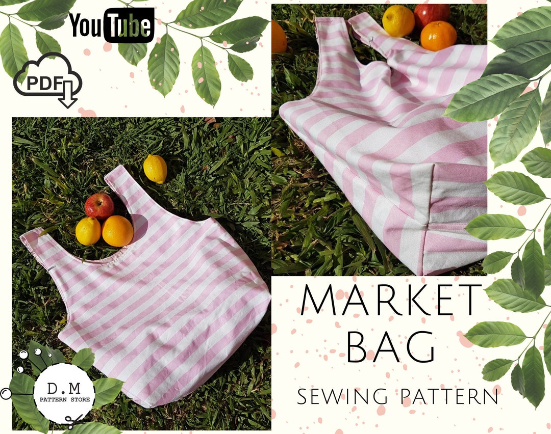 Market Bag / SHOPPING BAG / Sewing Pattern / PDF - Etsy