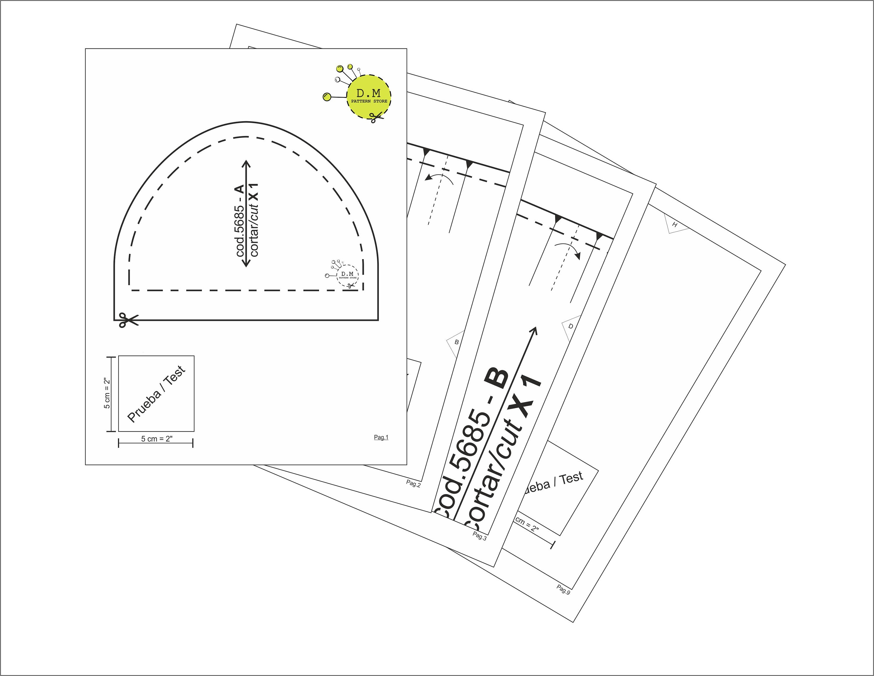 SET of 2 Scrub Cap / Sewing Patterns / Doctor Scrub Cap - Etsy