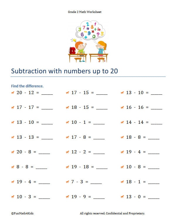 2nd Grade Math Worksheets | 50 Pages | 1400+ Math Problems ...