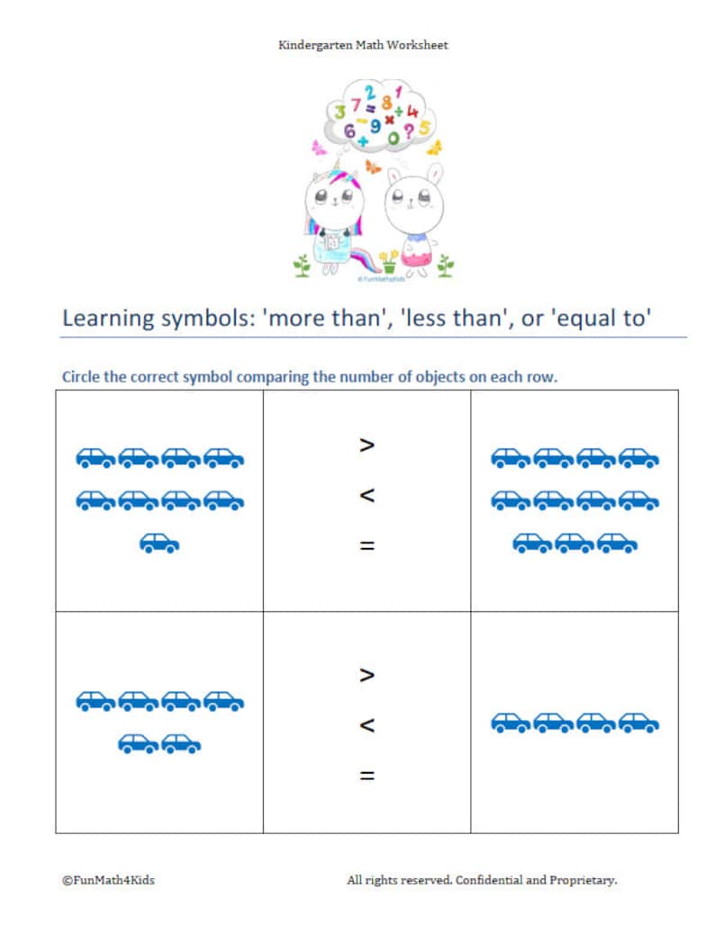 Kindergarten Math Worksheets | 100 Pages | 1000+ Math Problems | Even ...
