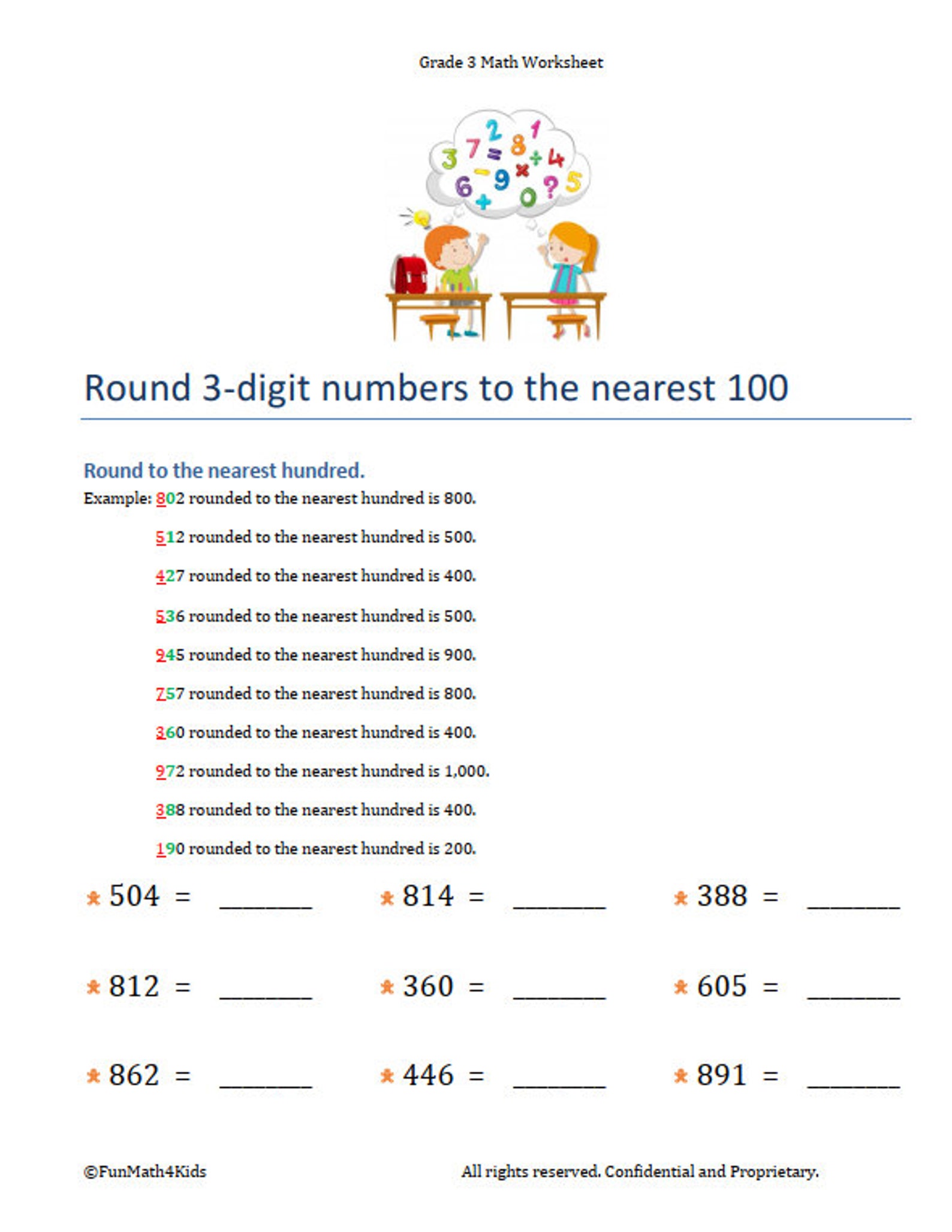 3rd Grade Math Worksheets BUNDLE | 204 Pages | 4,700+ Math Problems ...