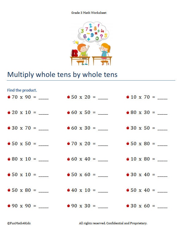 3rd Grade Math Worksheets BUNDLE | 204 Pages | 4,700+ Math Problems ...
